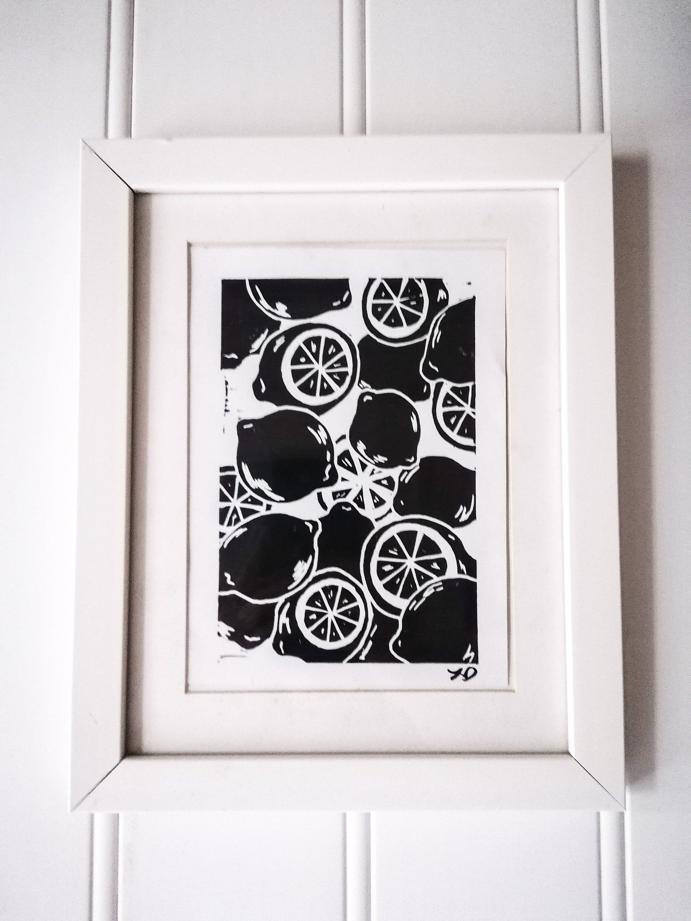 Handmade Linocut Print Original Relief Print Colour Handcrafted Lino ...