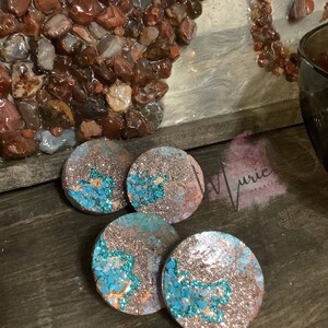 Geode Vent Clip Freshies, 2 Round Freshies, Crystals, Glitter and Stone ...