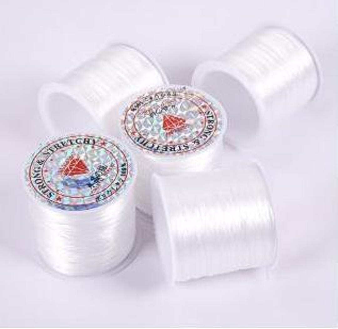 Clear Elastic Thread for Jewelry Making – Stretch Cord for Bracelets ...