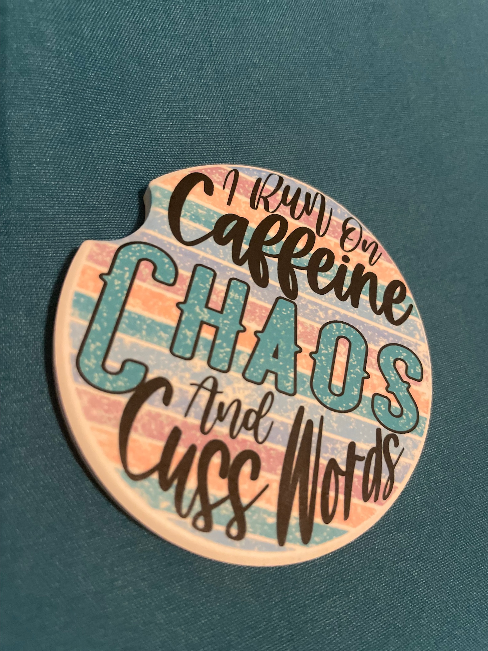 Ceramic Set of 2 Car Coasters Western Coasters Funny Saying | Etsy