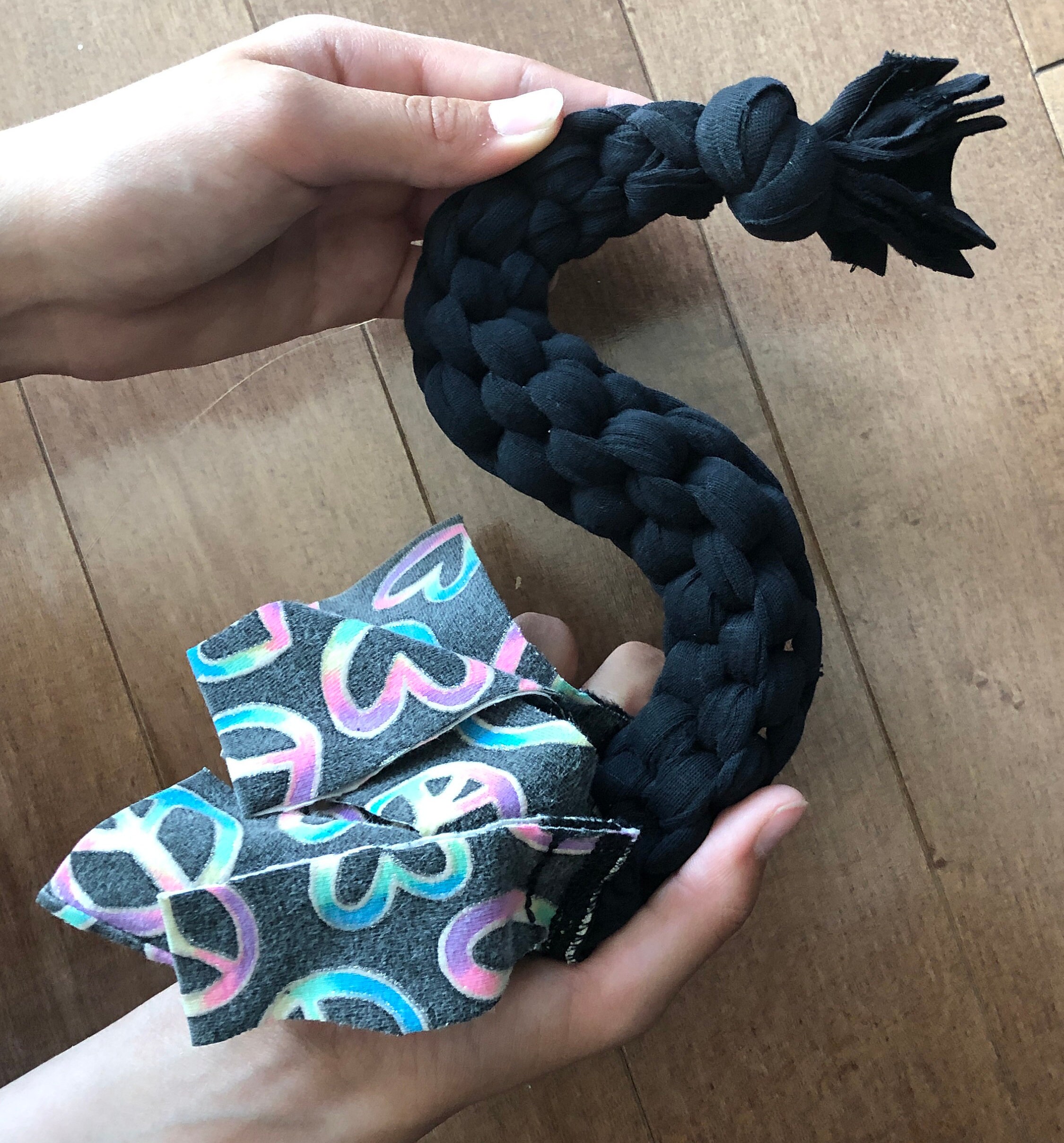 Upcycled Square Knot Dog Toy - Etsy