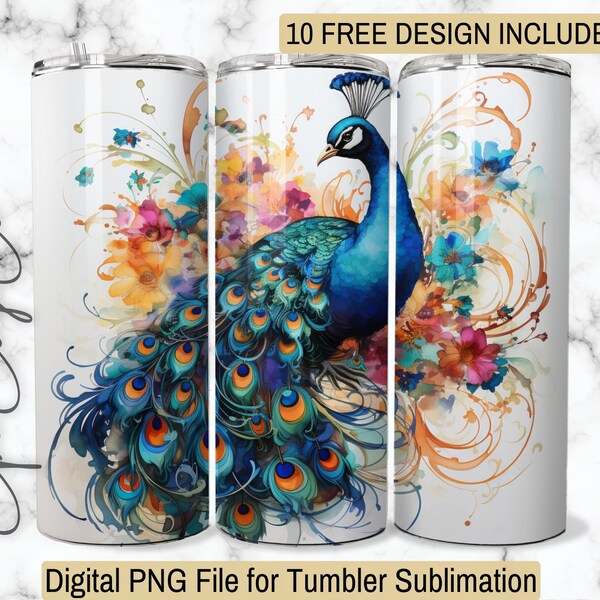 Alcohol Ink Peacock - Etsy