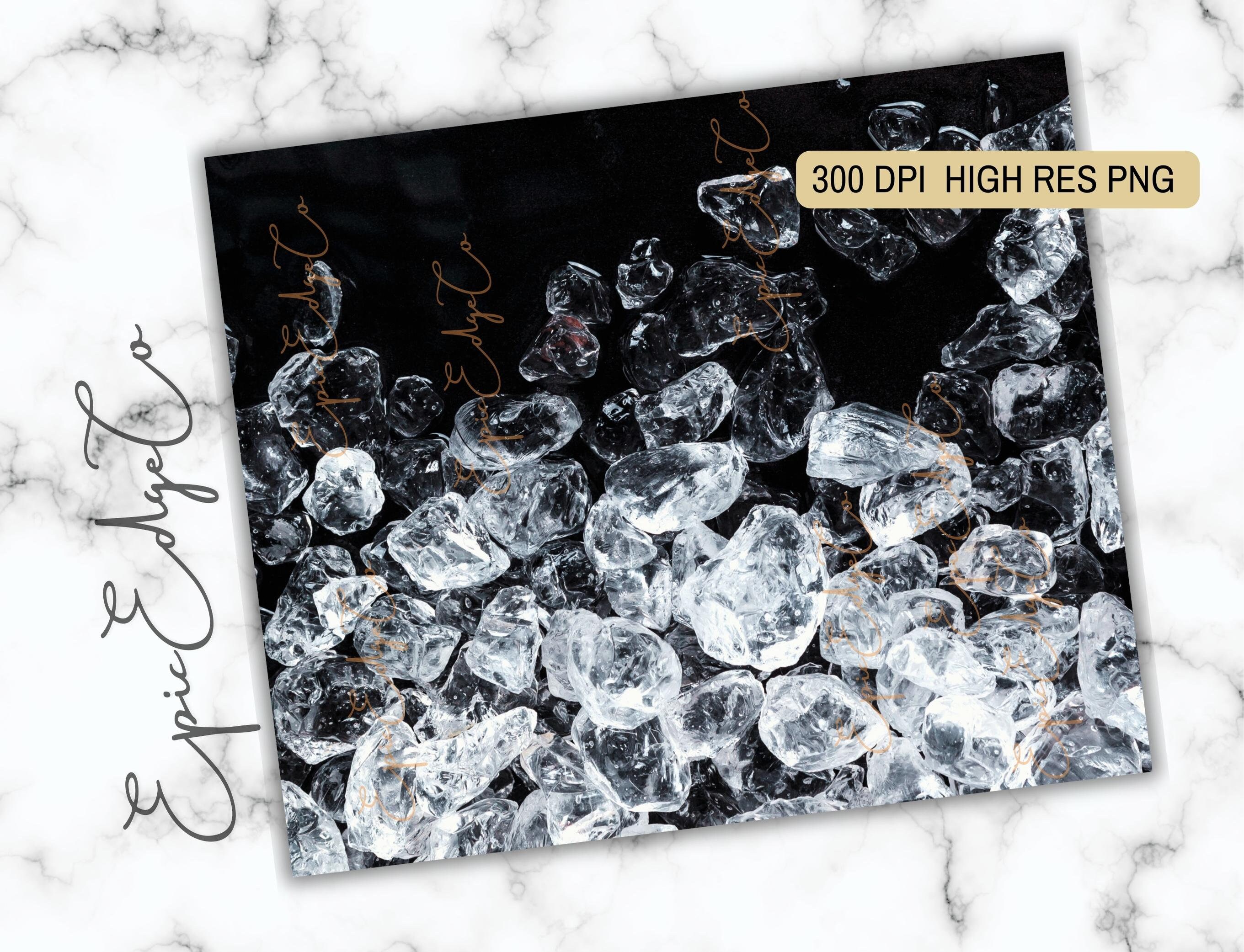 Ice Cube Drop 20oz Skinny Tumbler Wrap Instand Digital - Etsy