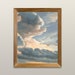 Spring Blue Sky Painting | Vintage Landscape Print | Country Home ...