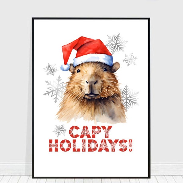 Capybara Santa Hat - Etsy