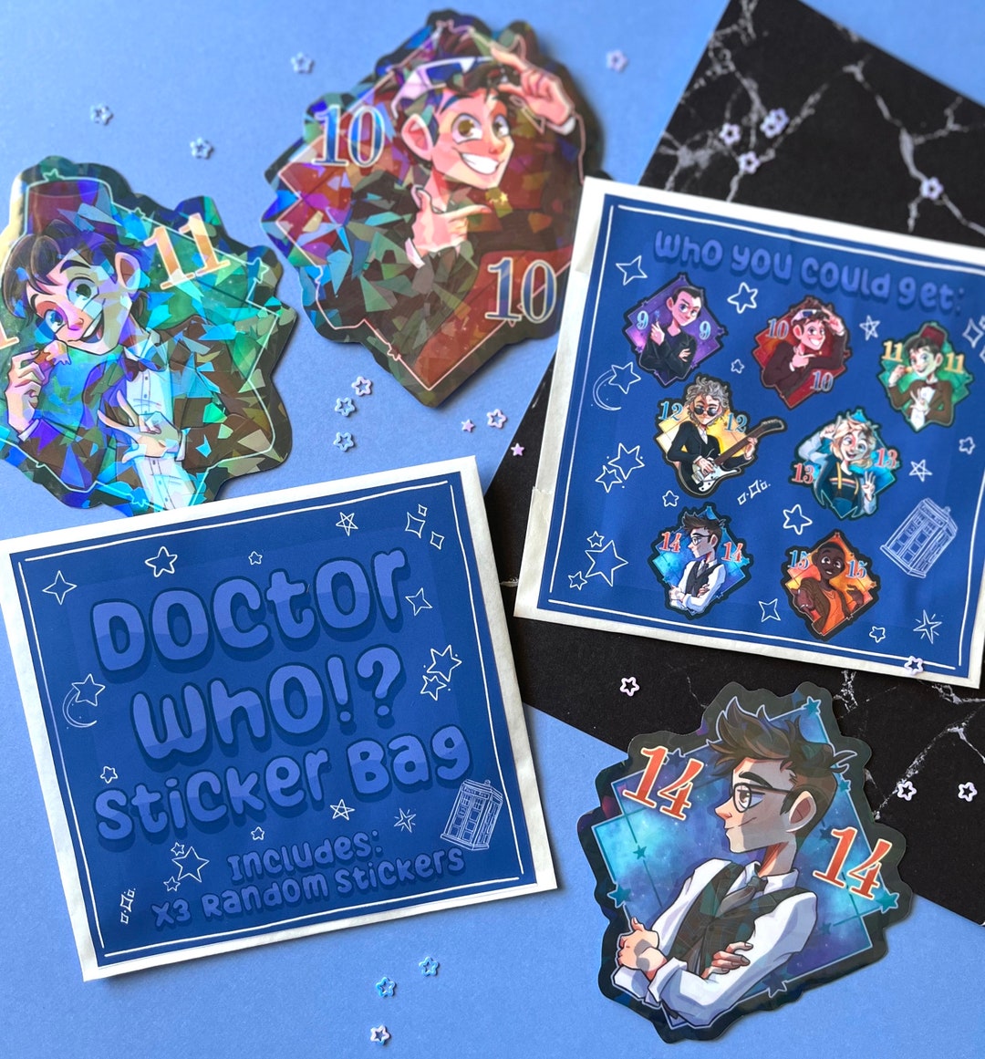 Doctor Who Mystery Sticker Bag - Etsy