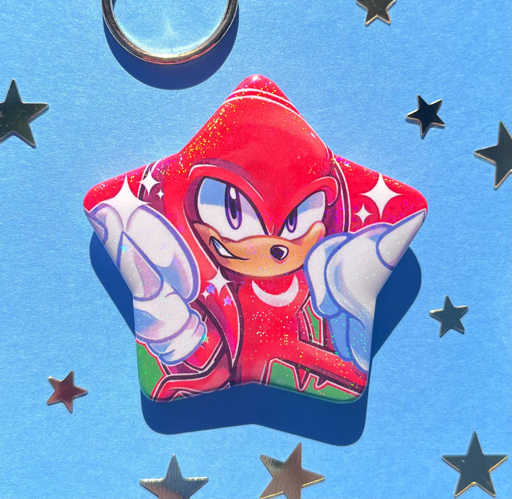 Sonic Star Holographic Badges - Etsy