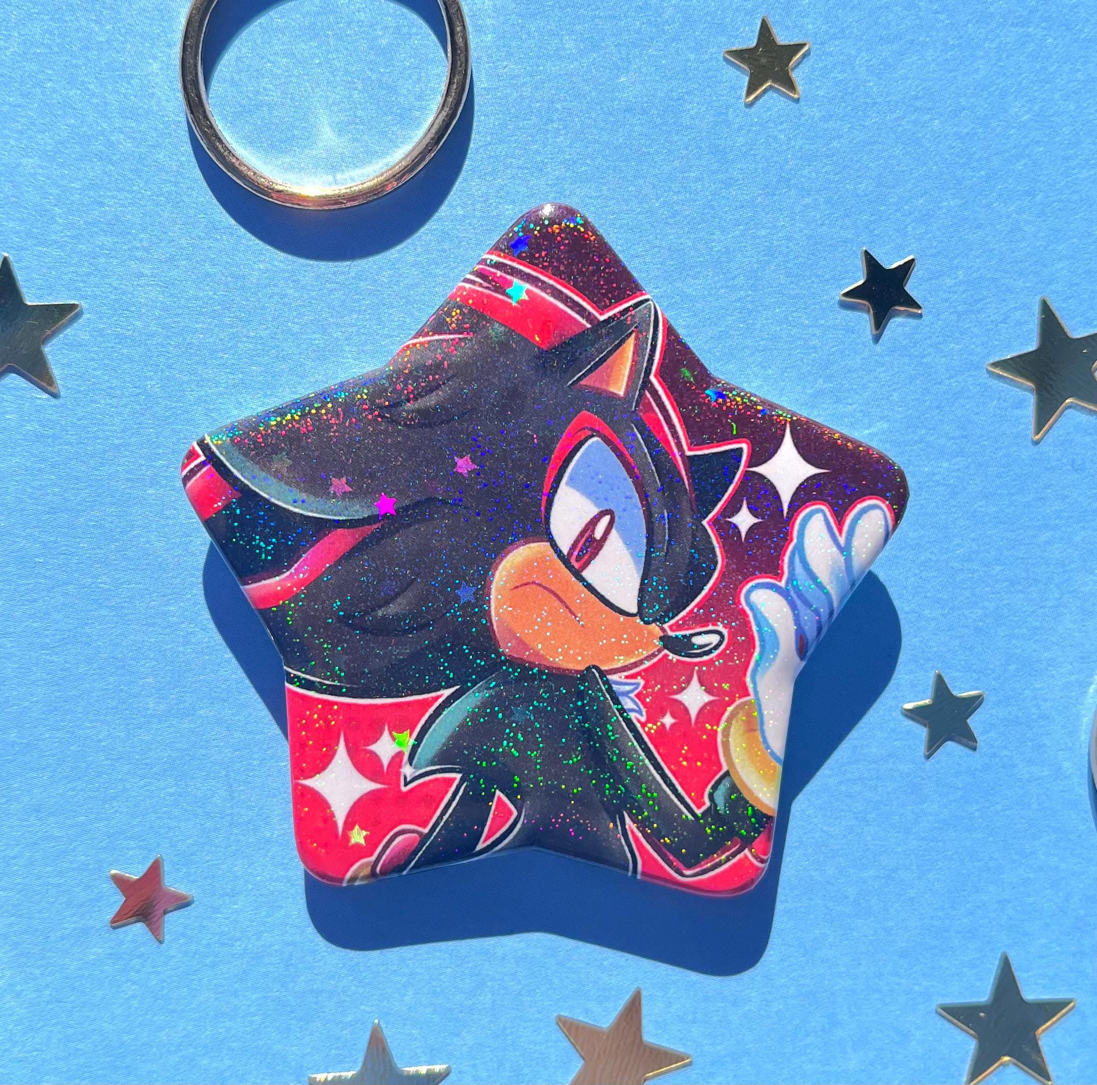 Sonic Star Holographic Badges - Etsy