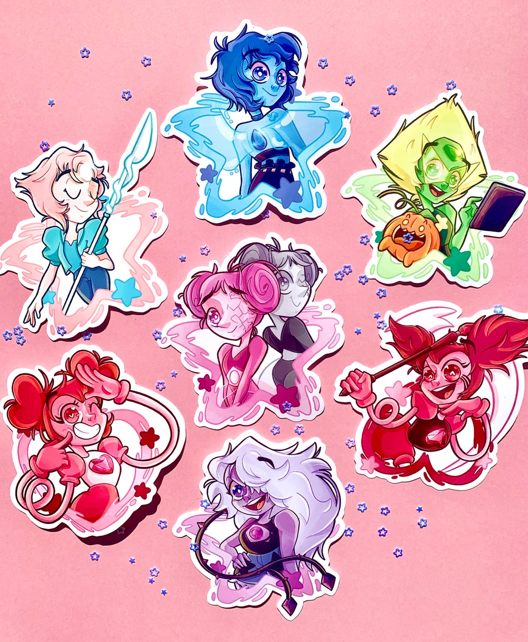 Steven Universe Glossy Stickers - Etsy