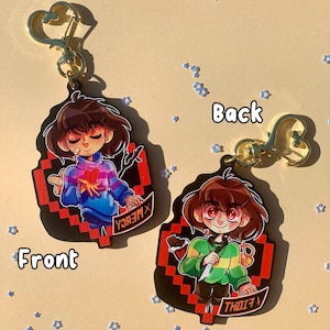 Undertale Wooden Keychains - Etsy