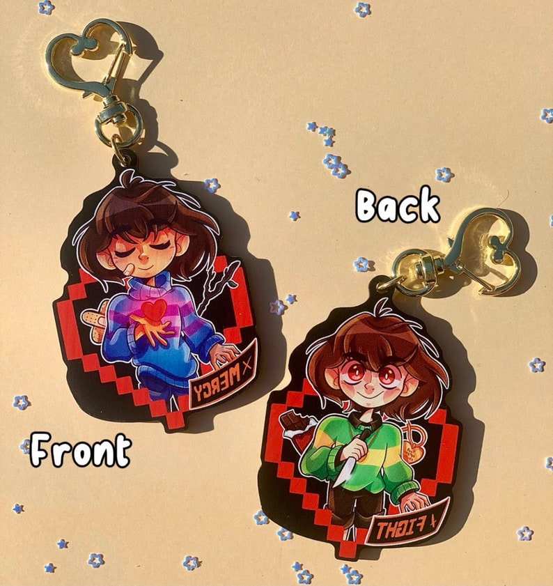 Undertale Wooden Keychains - Etsy