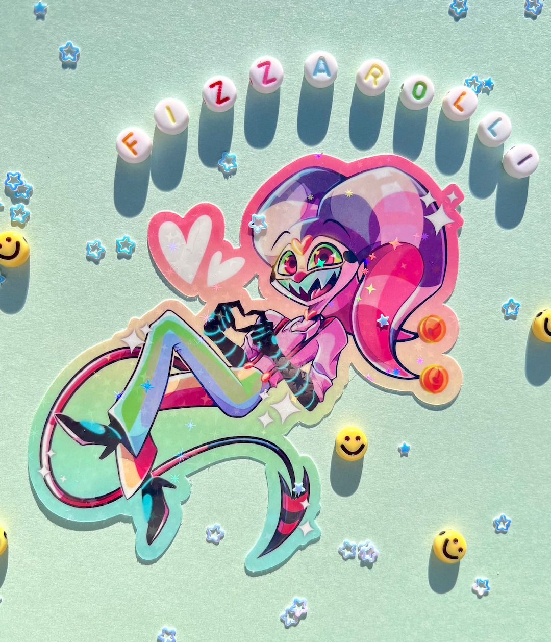 Fizzarolli | Helluva Boss Holographic Sticker - Etsy