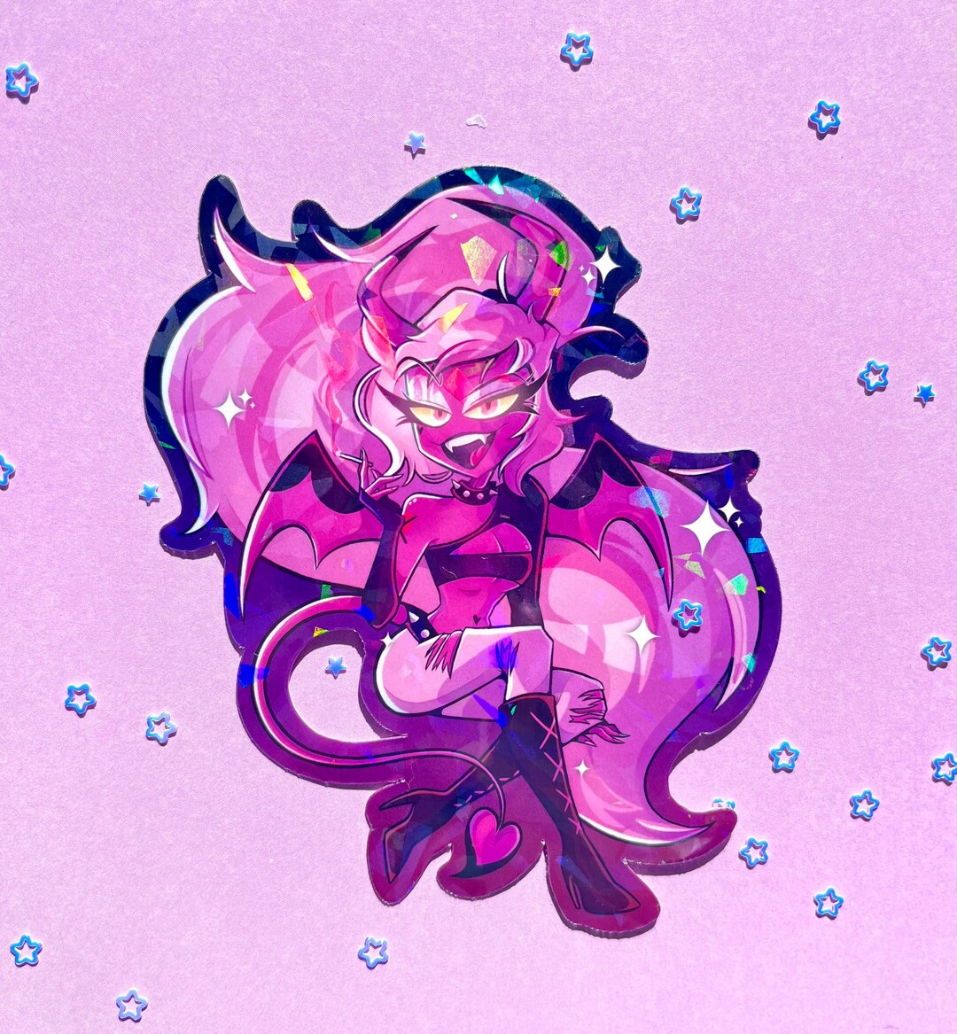 Verosika Mayday | Helluva Boss Holographic Sticker - Etsy