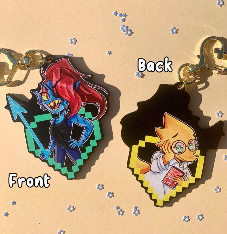 Undertale Wooden Keychains - Etsy