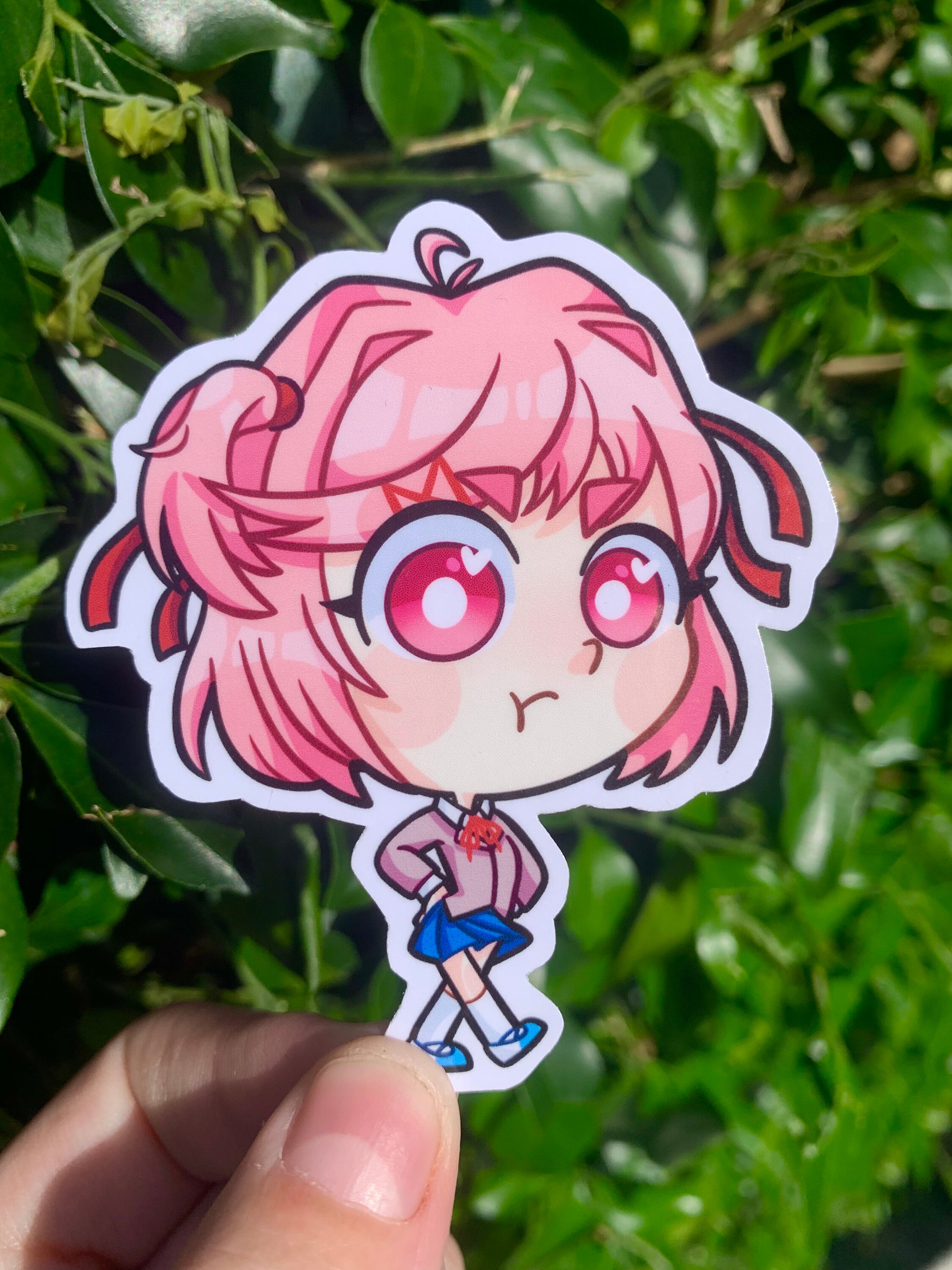 Doki Doki Literature Club Glossy Stickers | Etsy Australia