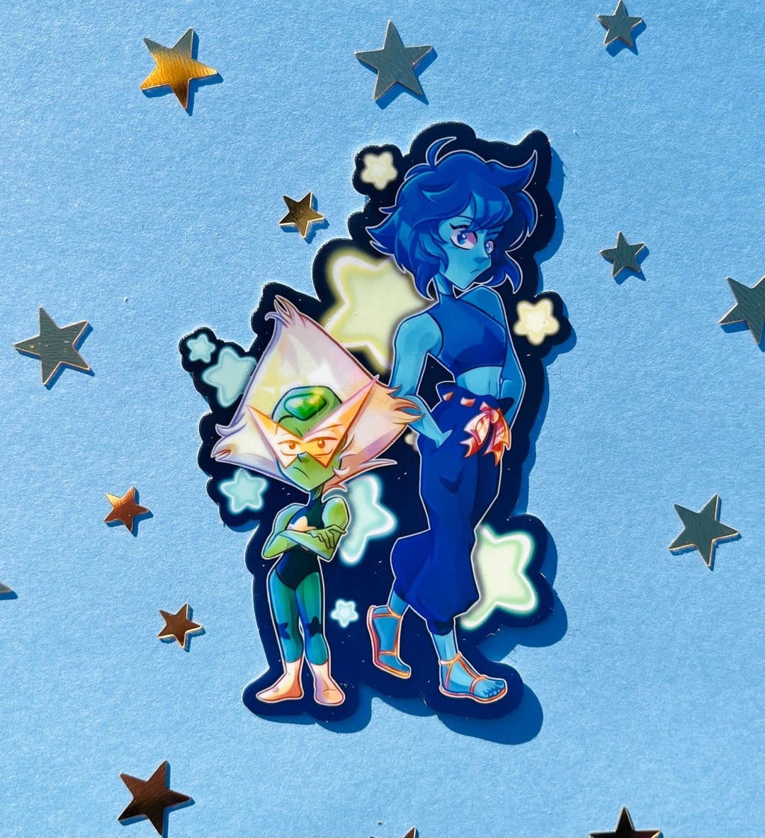 Lapis & Peridot Sticker | Steven Universe - Etsy