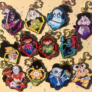 Undertale Wooden Keychains - Etsy