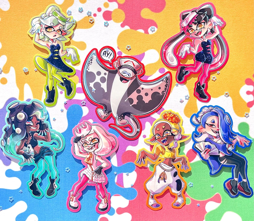 Splatoon Stickers - Etsy