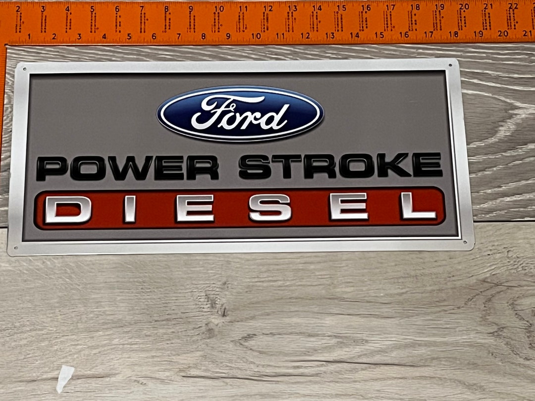 7x17 Ford Powerstroke Diesel Sign - Etsy