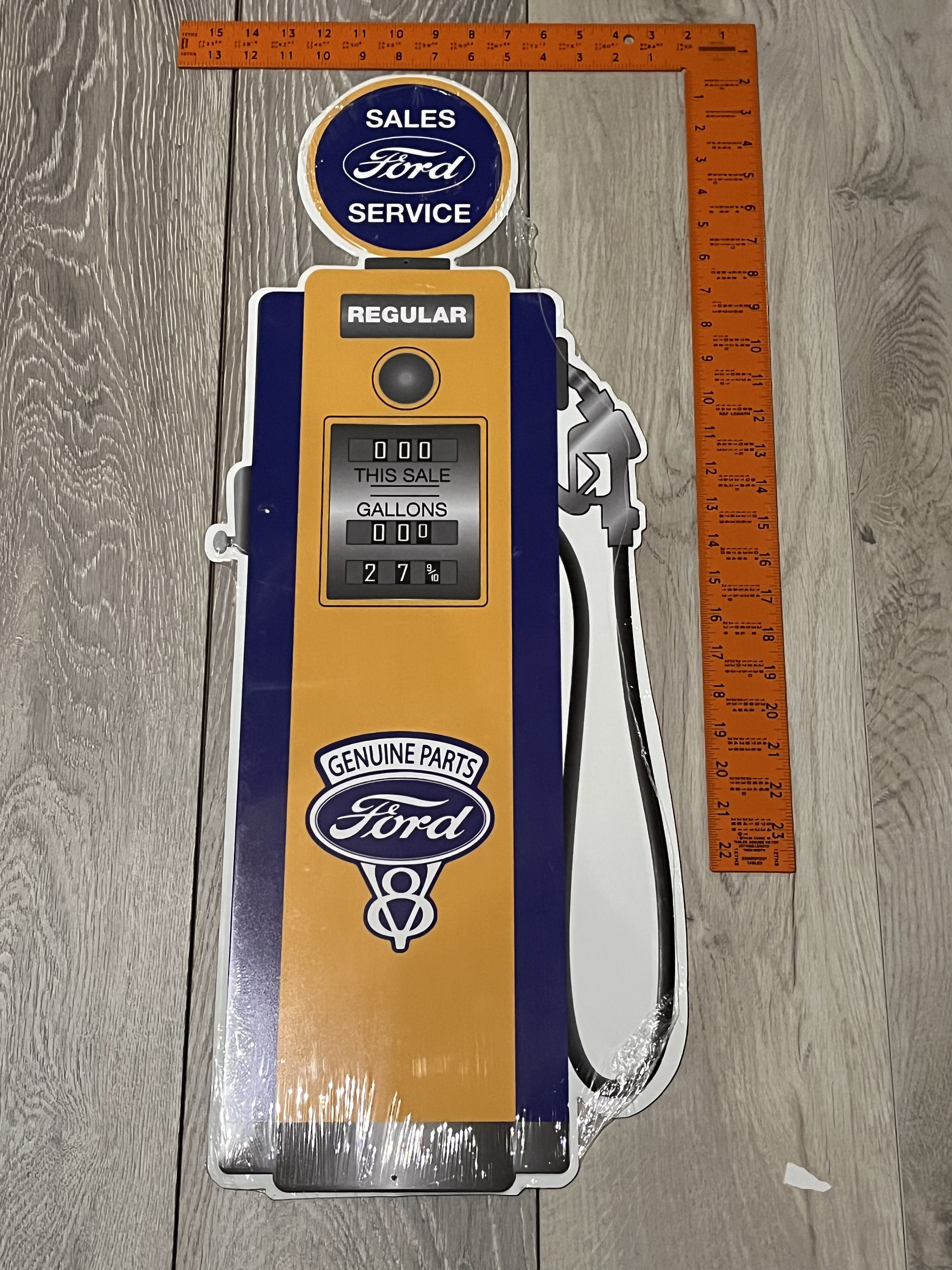 11x30 Ford Gas Pump Sign - Etsy