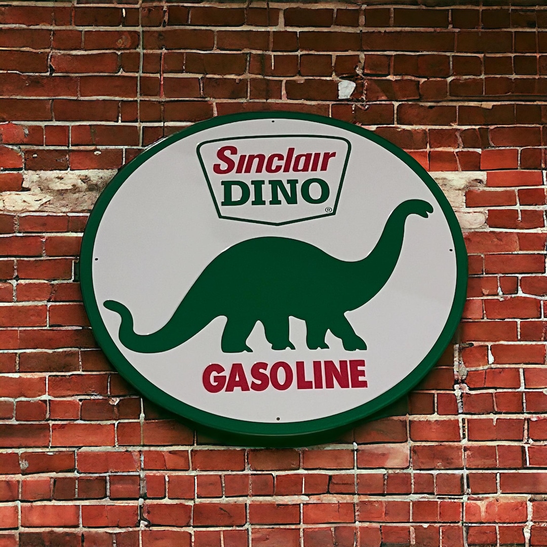 24inch Sinclair Dinosaur Sign - Etsy