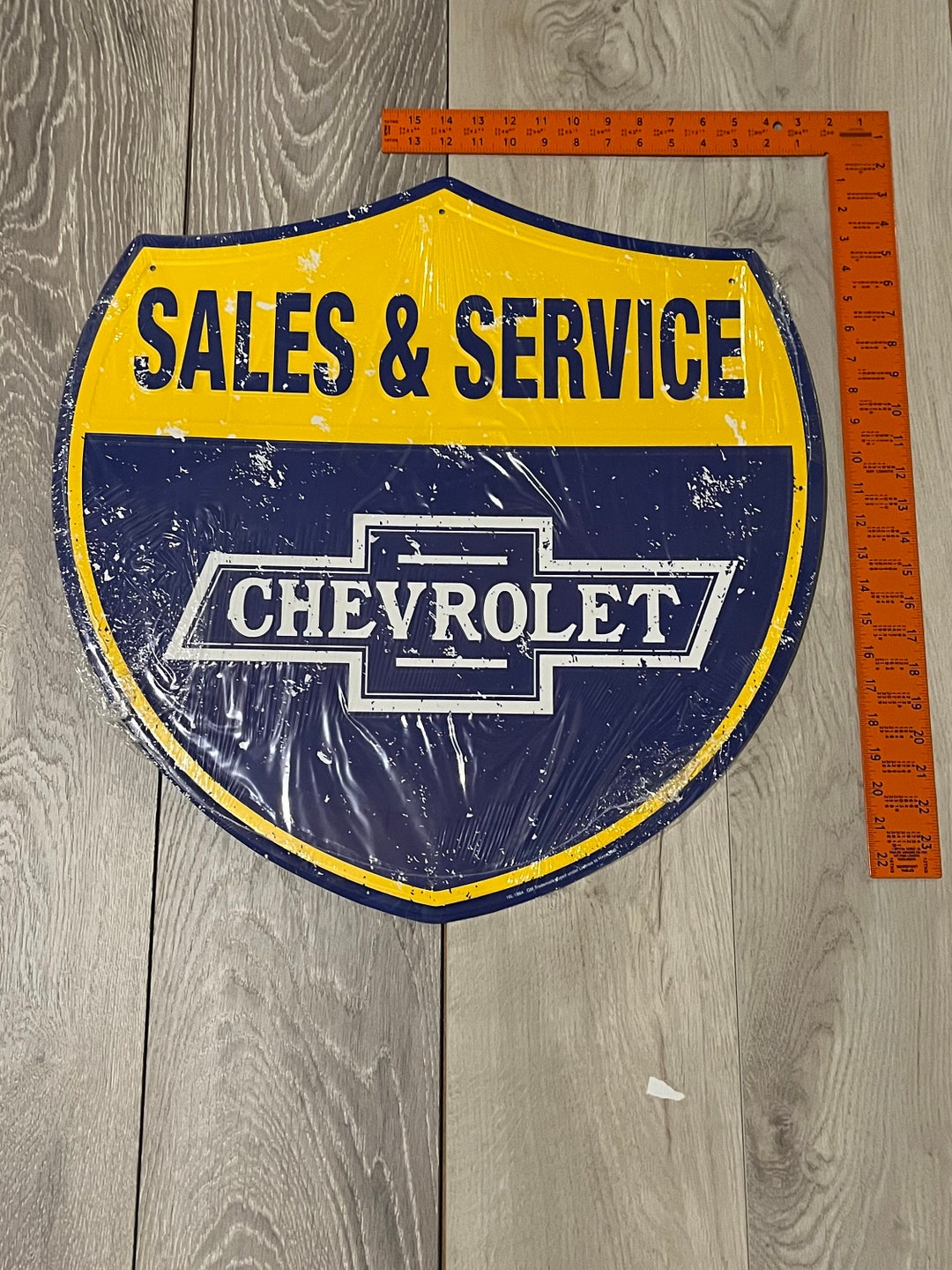 24in Chevrolet Sales and Service Sign - Etsy