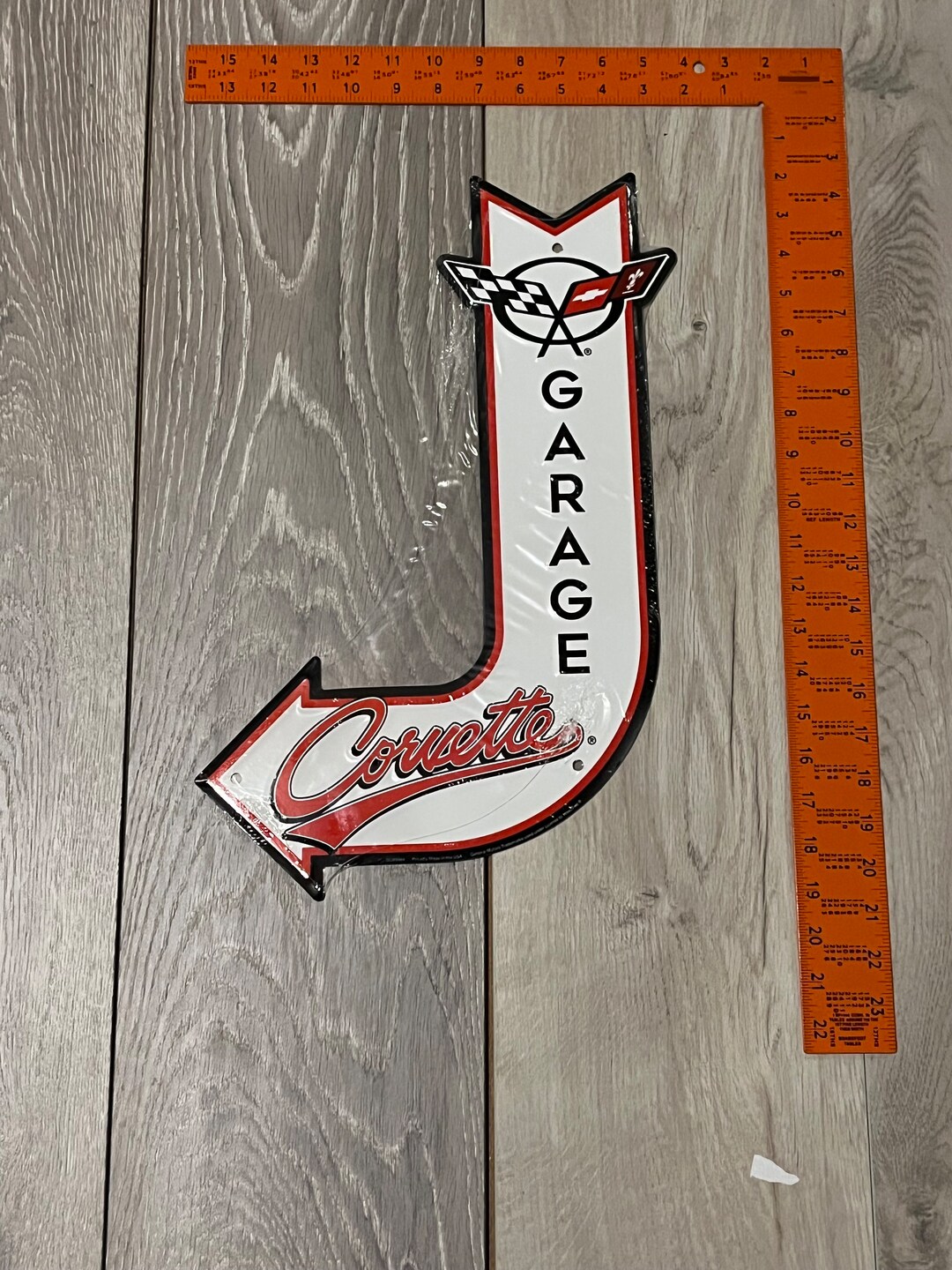 Bent Arrow Corvette Garage Sign - Etsy