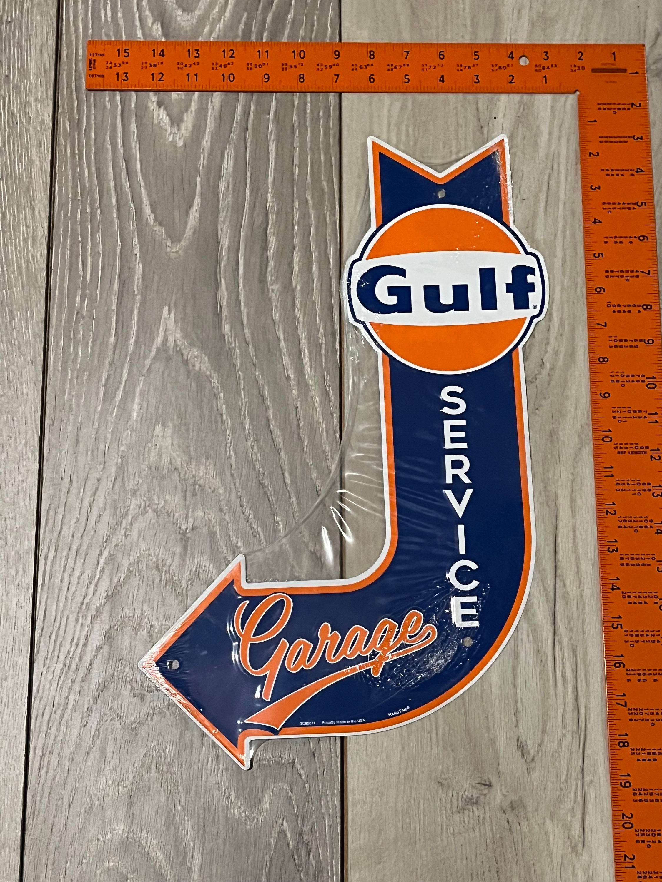 Bent Arrow Gulf Service Garage Sign - Etsy