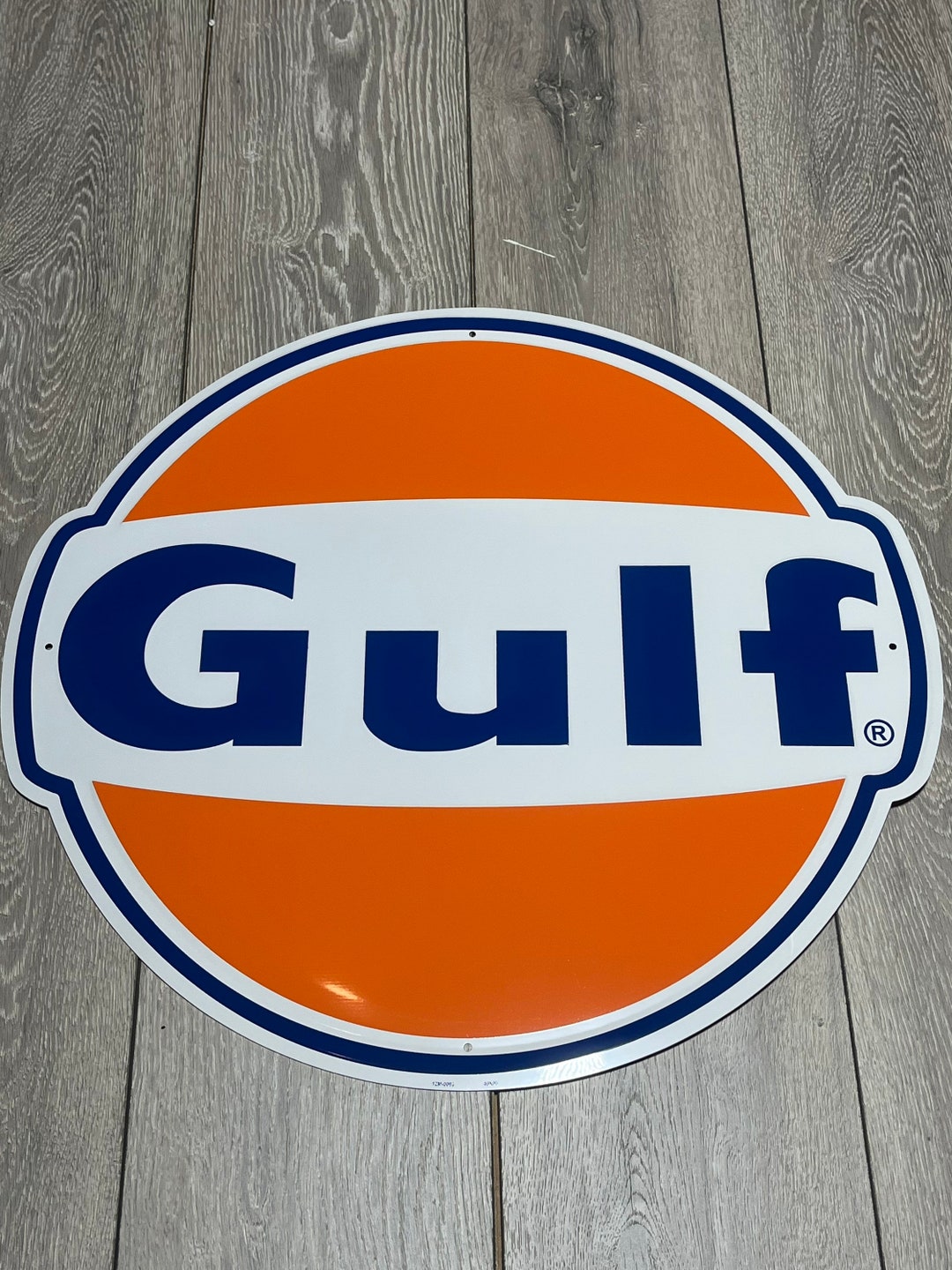 24 in Metal Embossed GULF Sign - Etsy