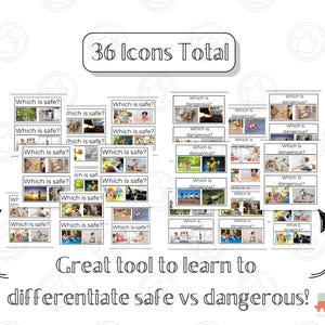 Safe Vs Dangerous | Safety Awareness | ABA | RBT | Special Ed ...