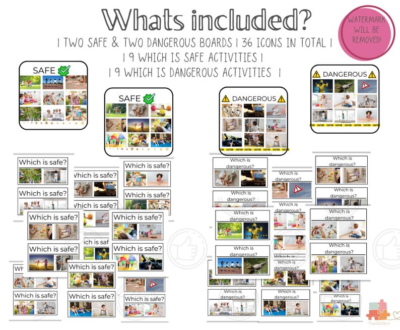 Safe Vs Dangerous | Safety Awareness | ABA | RBT | Special Ed ...