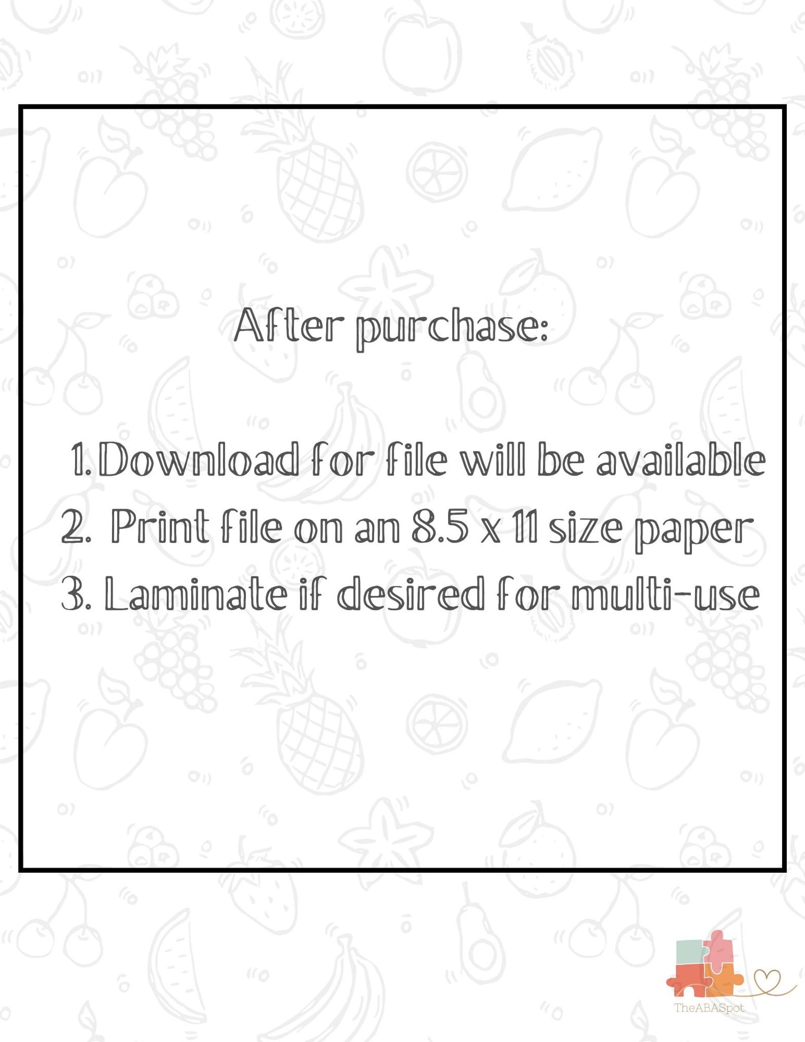 Food Flash Cards | VB-MAPP Assessment Tool | ABA Materials | Learning ...
