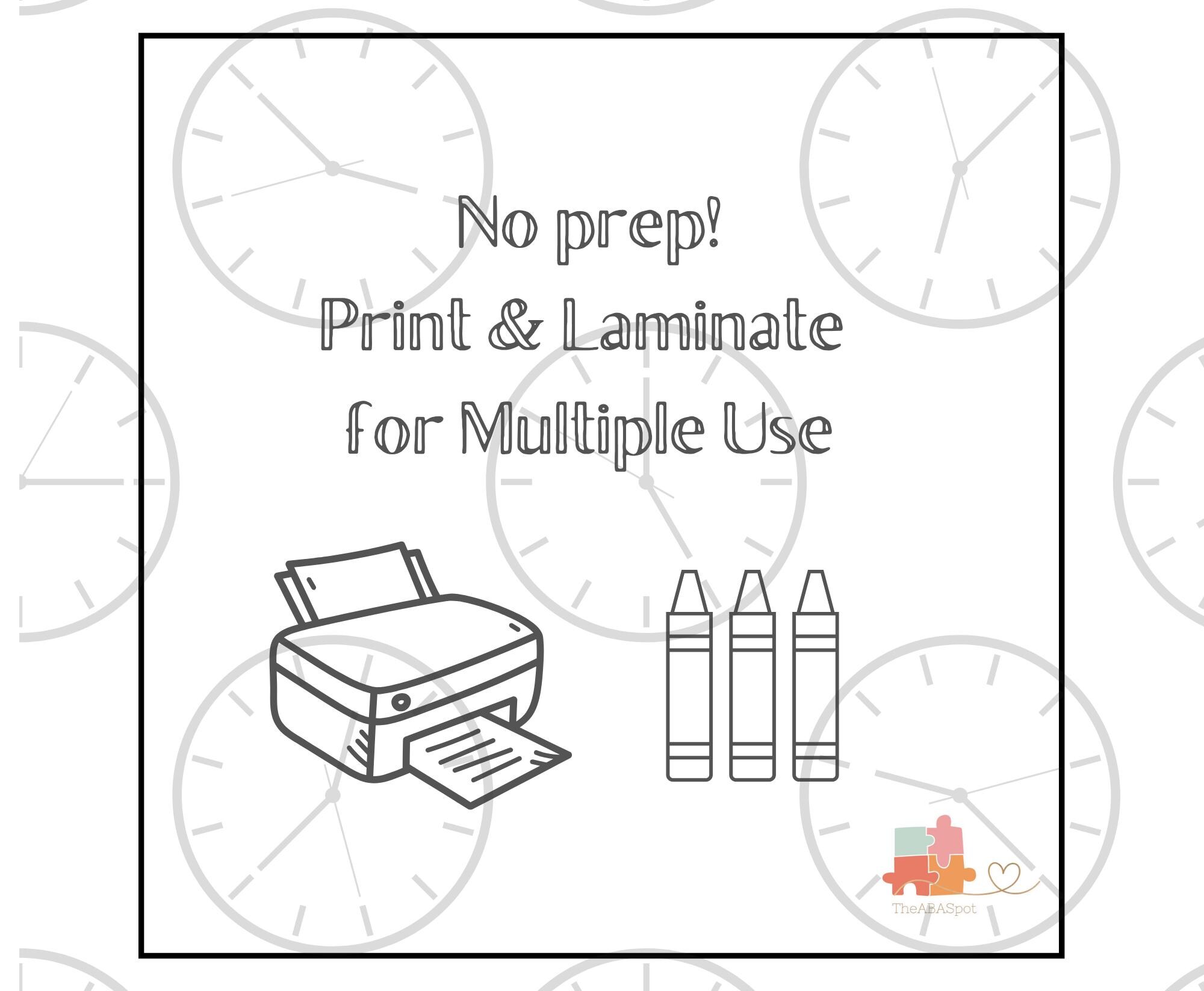 Visual Timer Countdown Flashcards | Countdown Cards | Activity ...