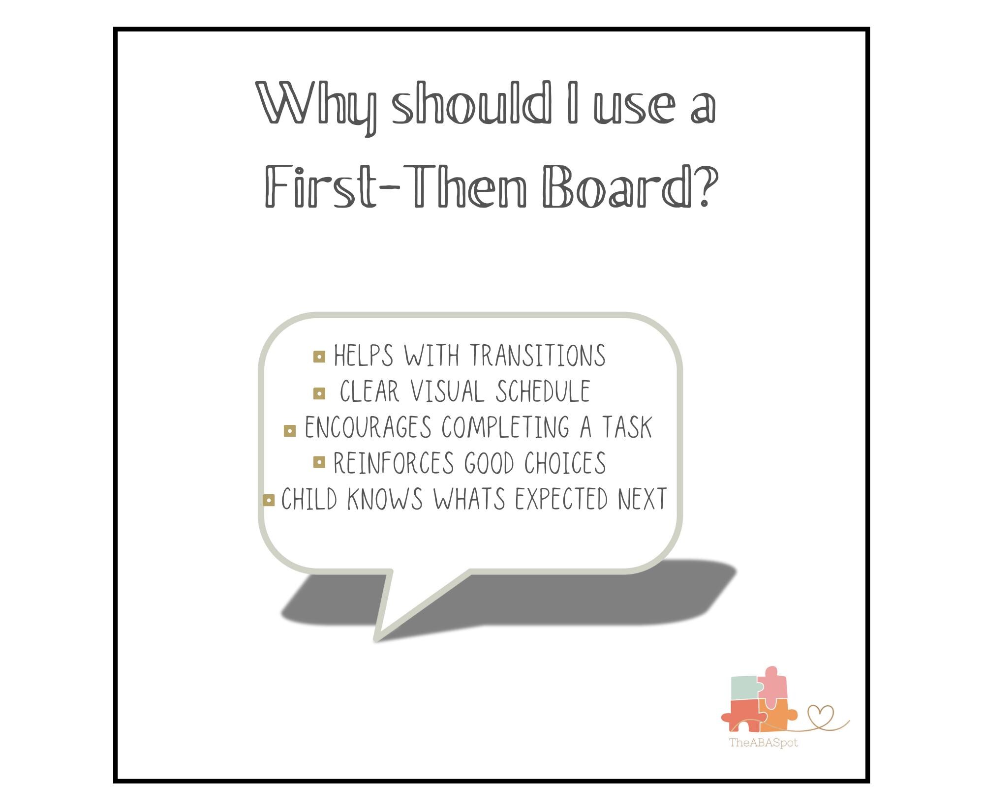 First-then Boards | Autism Visual Schedule | Tool for ABA| Printable ...