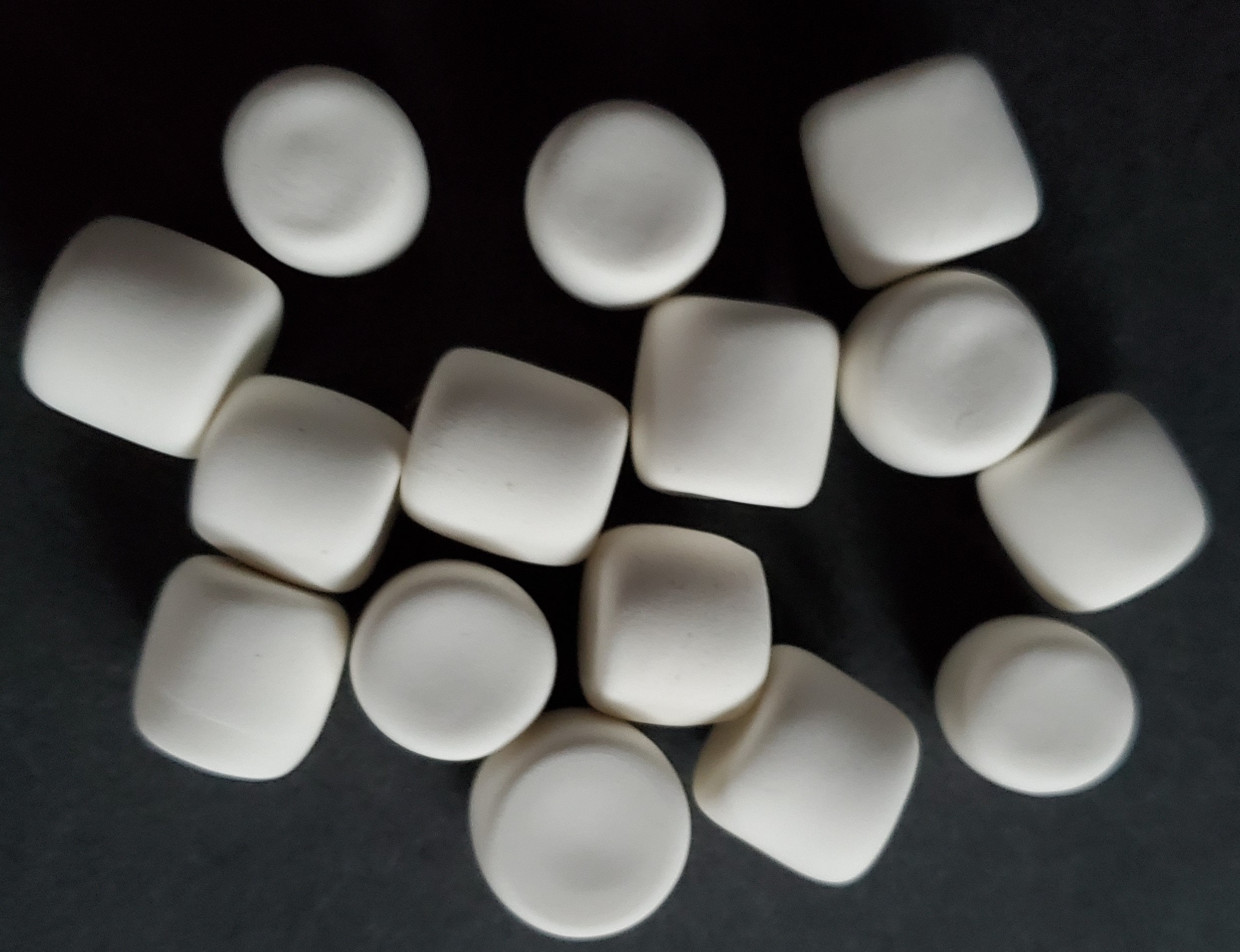 Home & Living Decorative Trays Fake Marshmallows Set of 15 Decorative ...