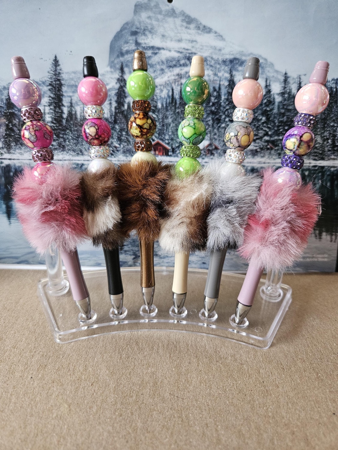 Beaded Pens, Pom-pom Pens - Etsy