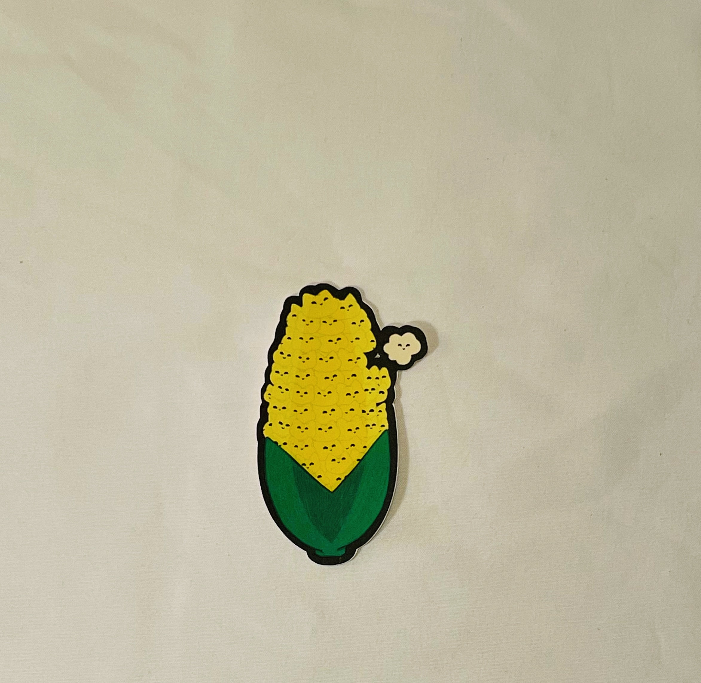 Corn Cat Sticker - Etsy