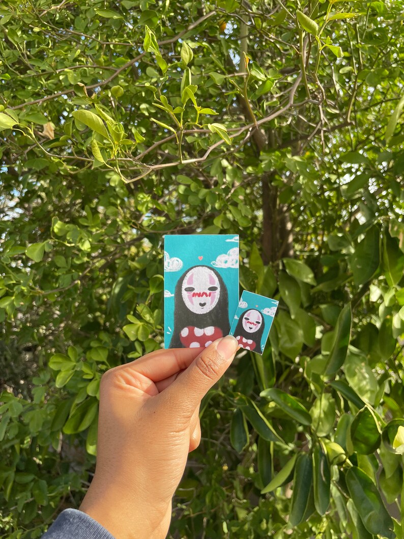 No Face Sticker-studio Ghibli - Etsy