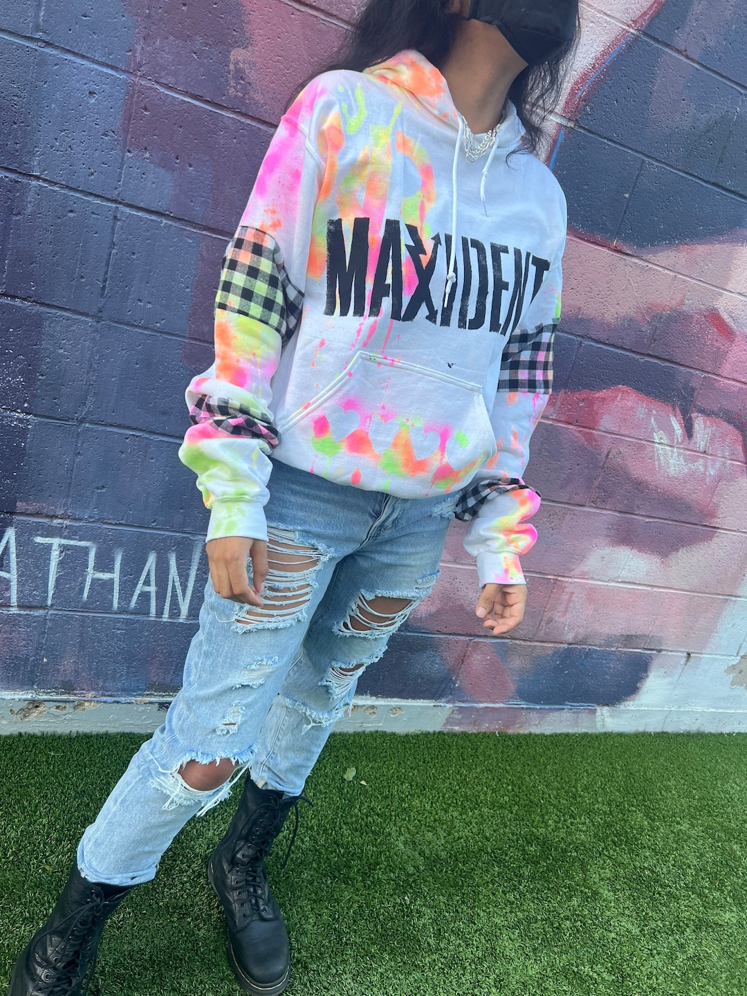 Stray Kids Han Jisung Graphic Color Splashed Hoodie - Etsy