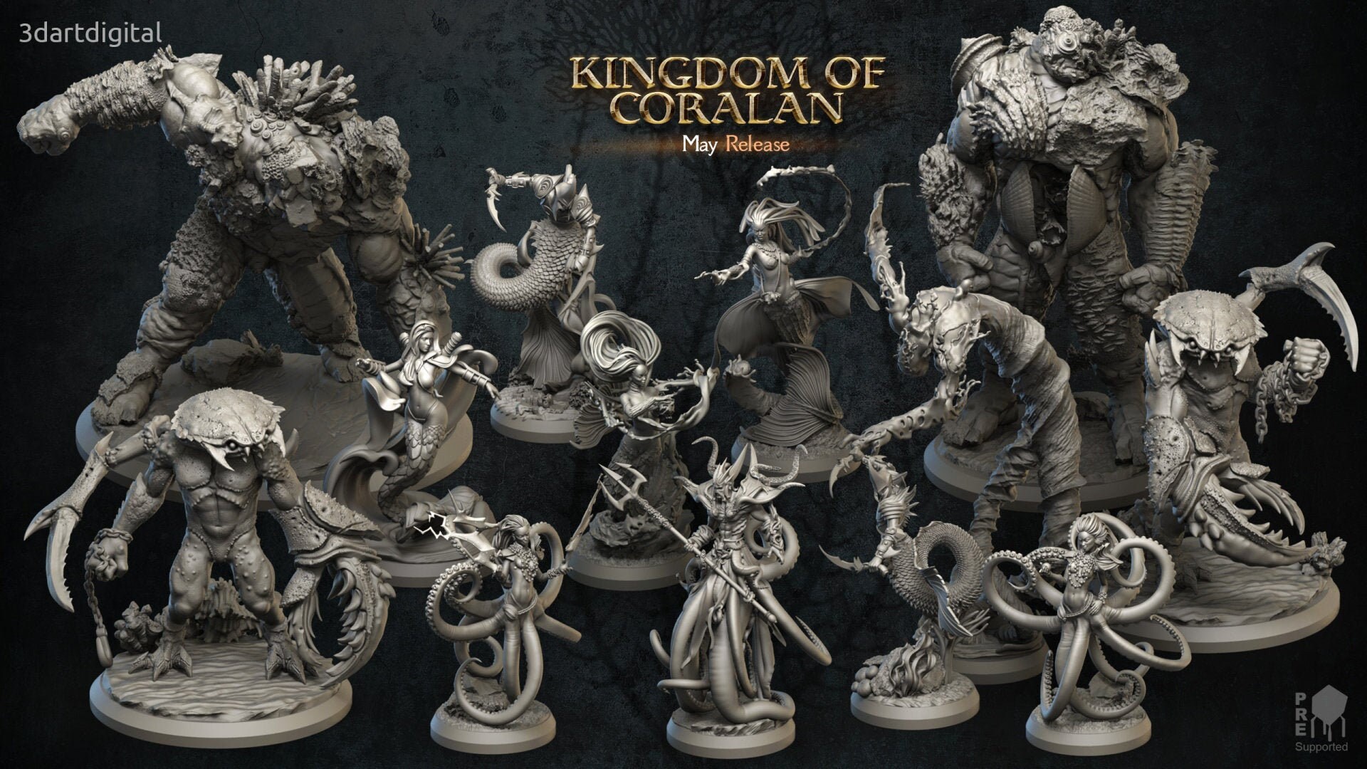 Ocean Madness Eldritch Horrors Sea Folk Mermaids | Etsy