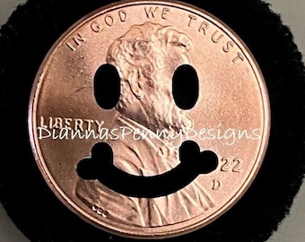 Smiley Face Penny - Etsy