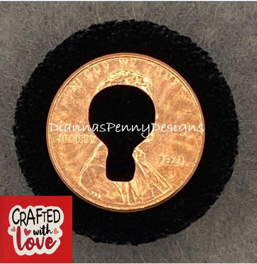 FOR CHARITY Lucky Penny Cut Out LIGHT Bulb Penny Cutout Charm Vbs ...