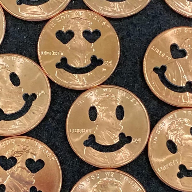 Custom Coin Cutout - Etsy