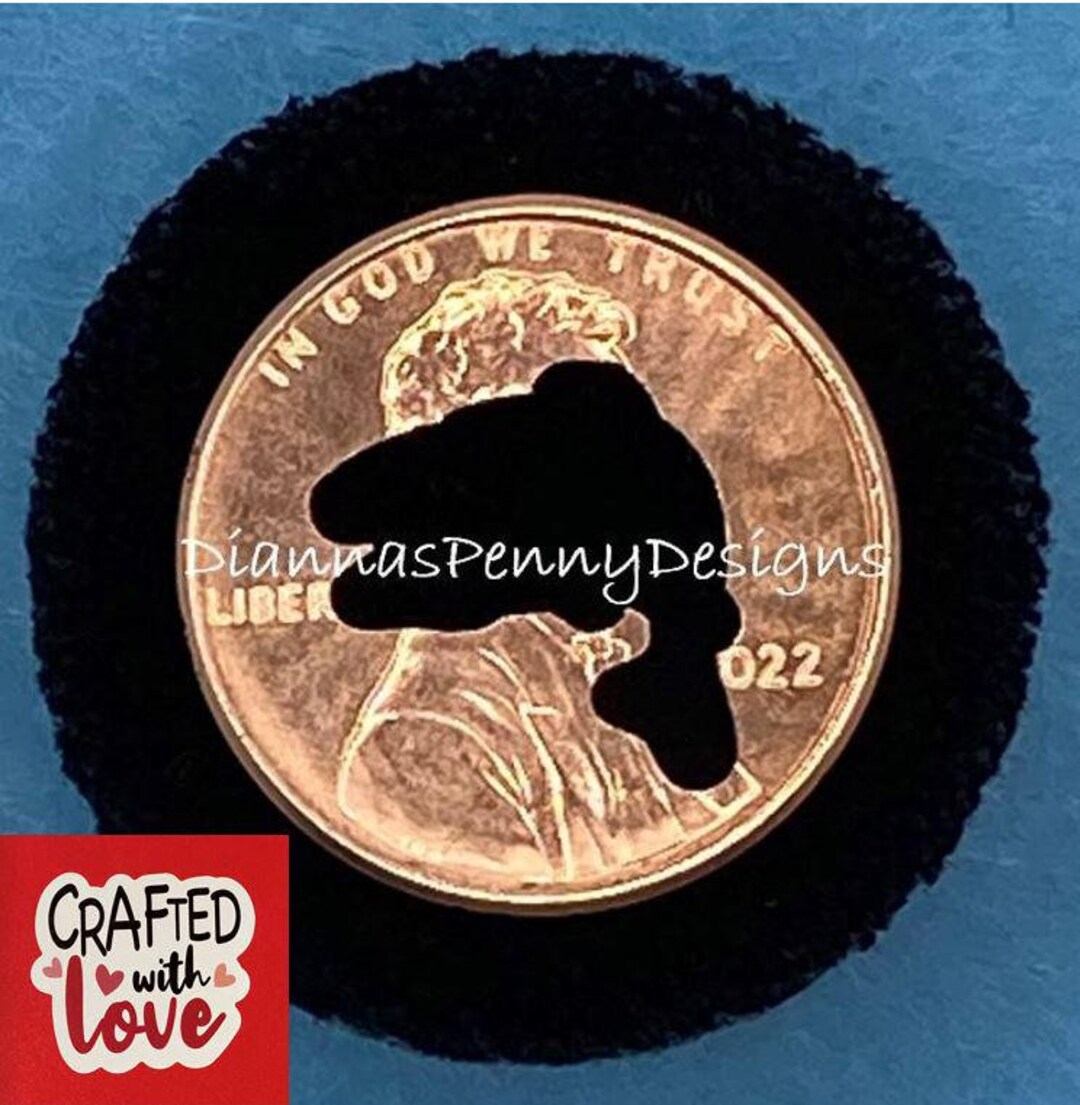 FOR CHARITY Lucky Penny Cut Out Bass FISH Penny Cutout Charms Lucky ...