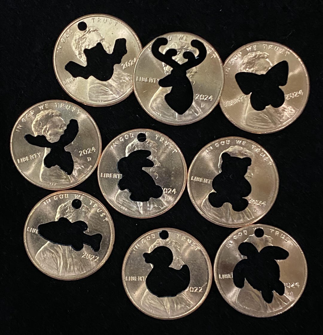 25+ Penny Cutout ANIMAL Designs, Crafted With Love for Charity - Etsy
