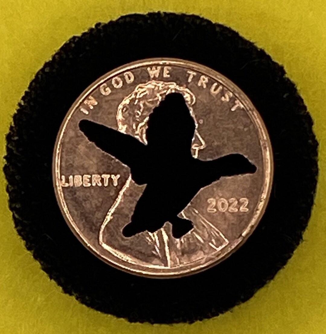 Lucky Penny Cut Out DUCK Design, Hunter Gift, Crafted With Love for ...