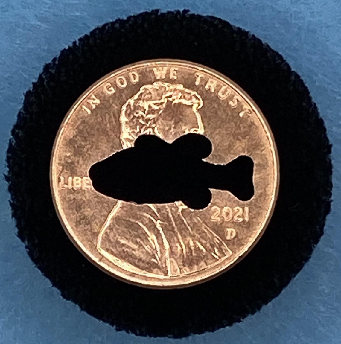 Lucky Penny Cut Out FISH Design, Fisherman's Coin, Crafted With Love ...