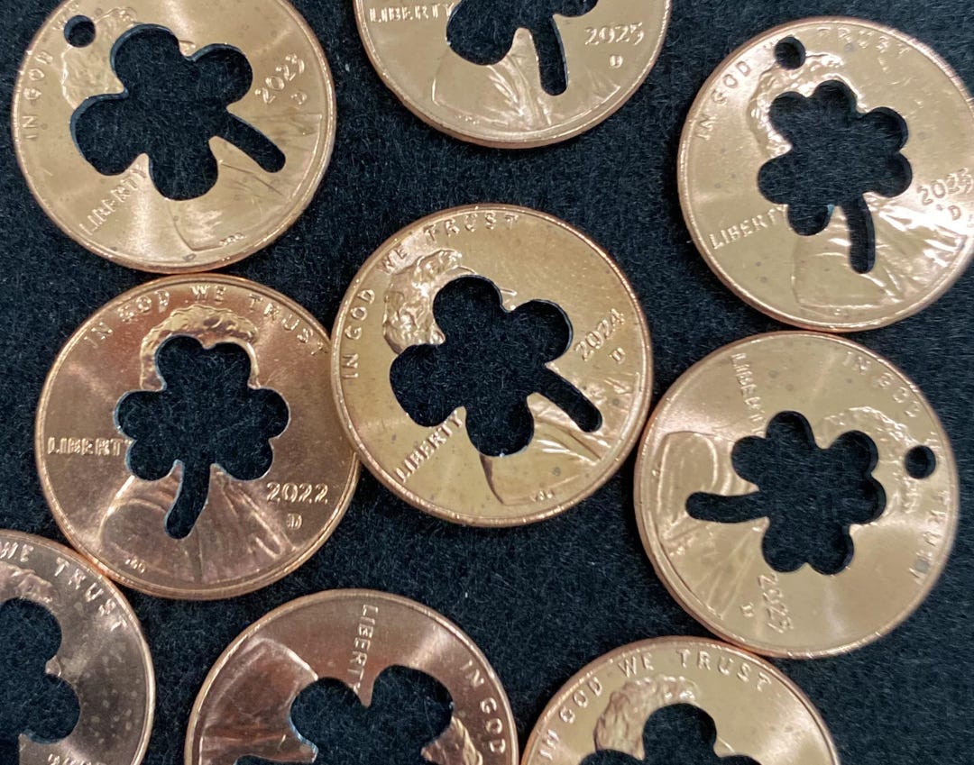 25+ Penny Cutout CLOVER Design, Crafted With Love for Charity - Etsy