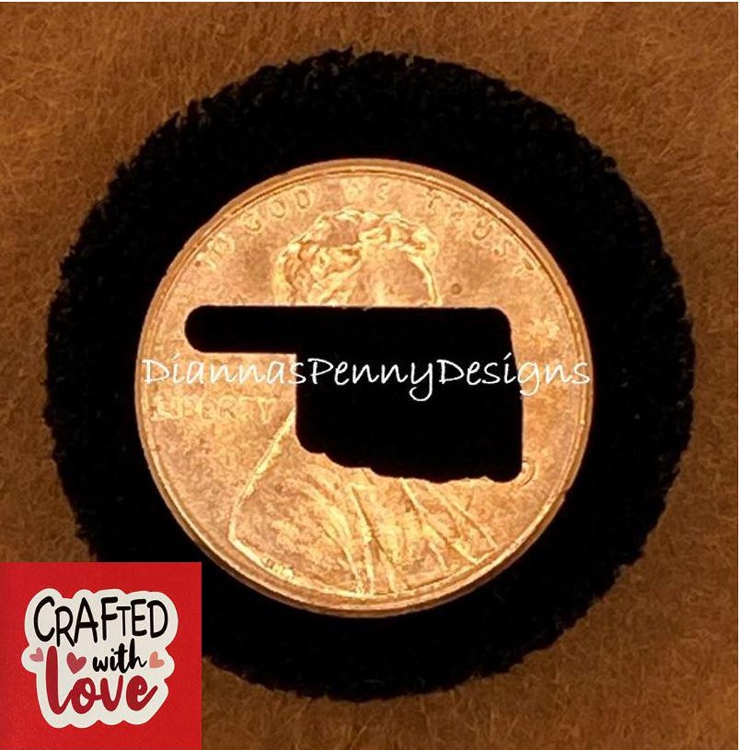 FOR CHARITY Lucky Penny Cut Out OKLAHOMA Penny Cutout Charms Wedding ...