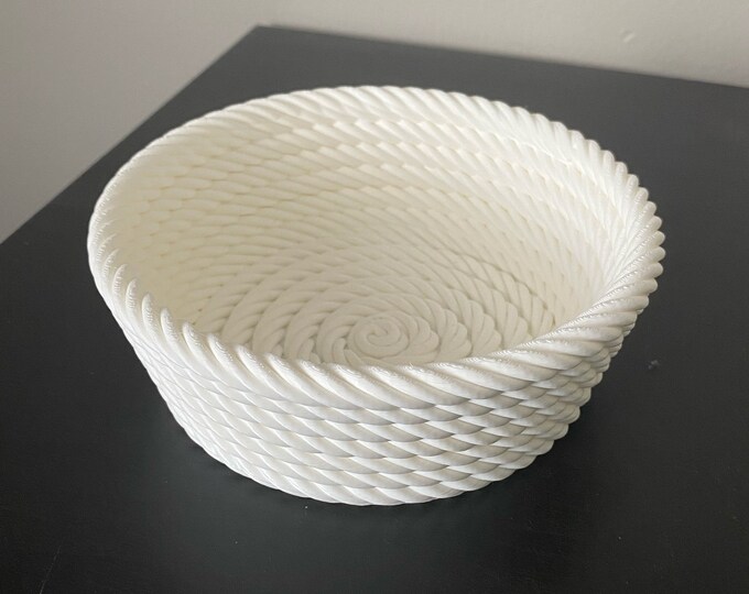 3D Printed Rope Bowl - Etsy